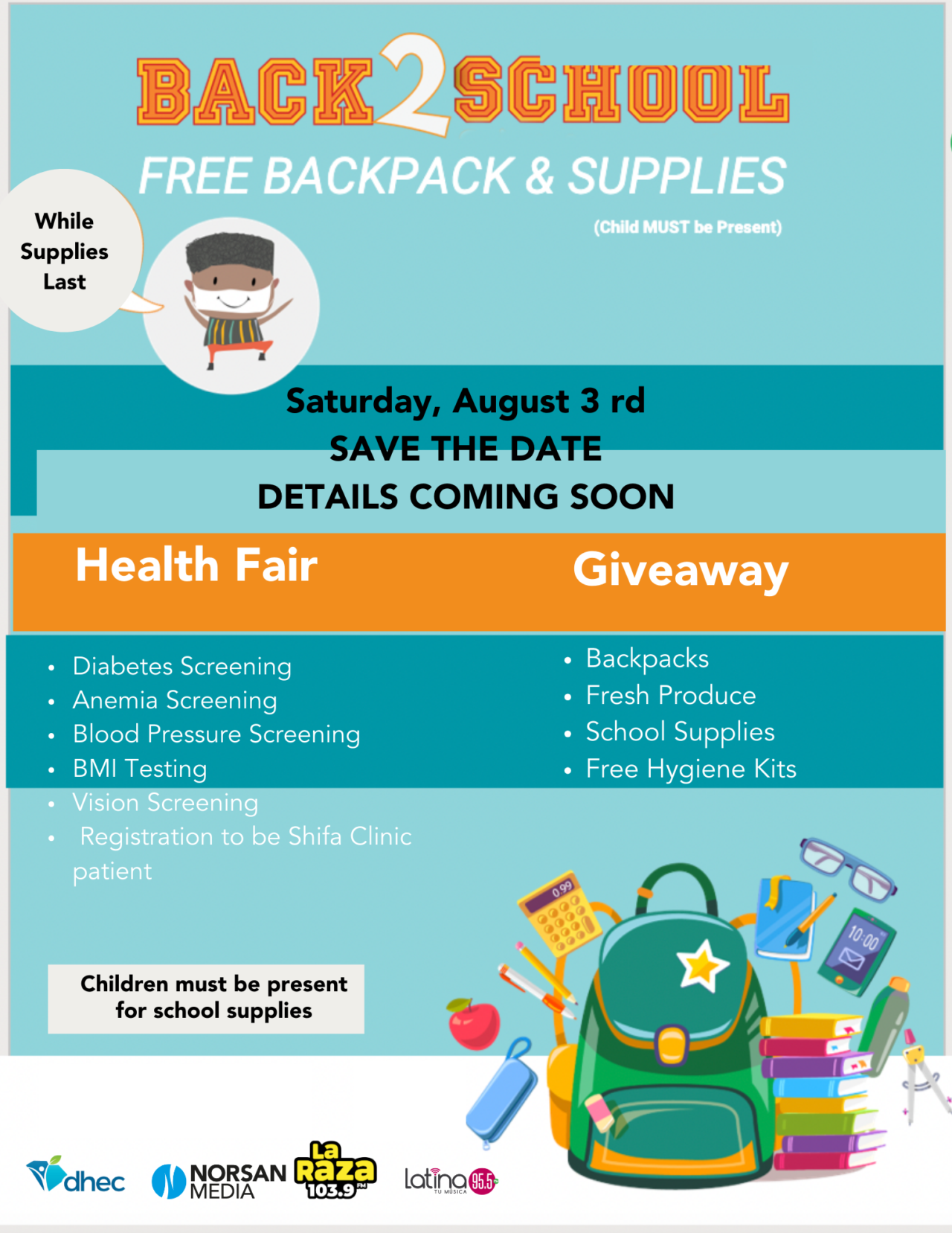 Upcoming Events | Shifa Clinic - South Carolina